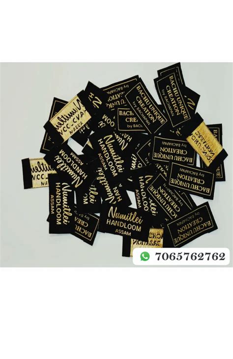 Woven Label Manufacturer In Surat At ₹ 0 85 Piece Woven Label In New