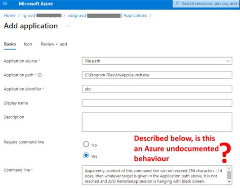 Command Line Of Azure Virtual Desktop Application Has Length Limits Microsoft Qanda