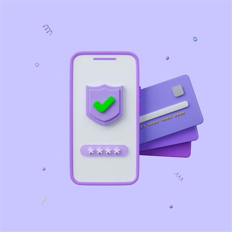 Premium Photo Secure Mobile Banking With Credit Card And Lock Shaped