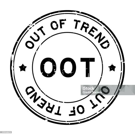 그런 지 검은 Oot 트렌드 단어 라운드 고무 도장 스탬프 흰색 배경에 Drug에 대한 스톡 벡터 아트 및 기타 이미지 Drug 거절 건강관리와 의술 Istock