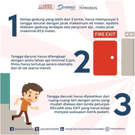 6 Ketentuan Tangga Darurat Yang Perlu Diketahui