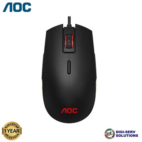 AOC GM500 RGB Gaming Mouse With DPI Shift Exclusive Software And RGB Lighting Effects Shopee