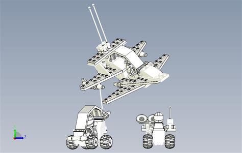 乐高玩具的海陆空交通工具 Parasolid 模型图纸下载 懒石网