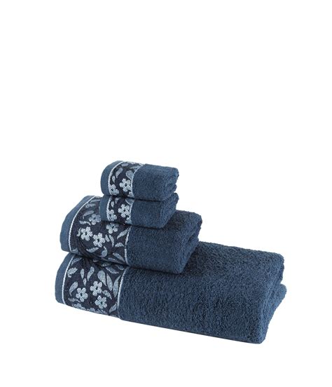 Navy Blue Decorative Bath Towels At Ida Barrera Blog