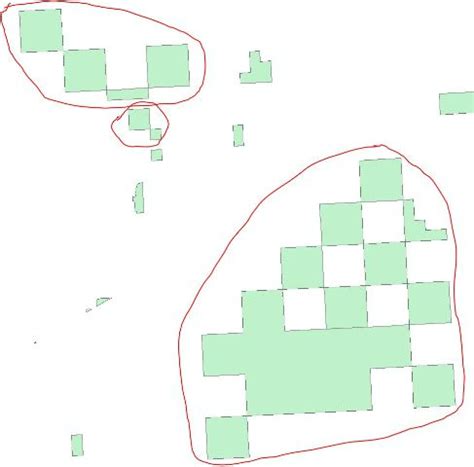 Arcgis Desktop Dissolve Polygons Group To Others With Touching
