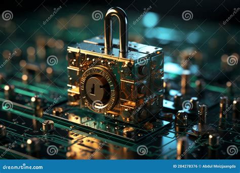 Cybersecurity Measures Protecting Businesses From Online Threats Stock Illustration