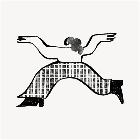 Woman Dancing Doodle Party Graphic Premium Photo Illustration Rawpixel