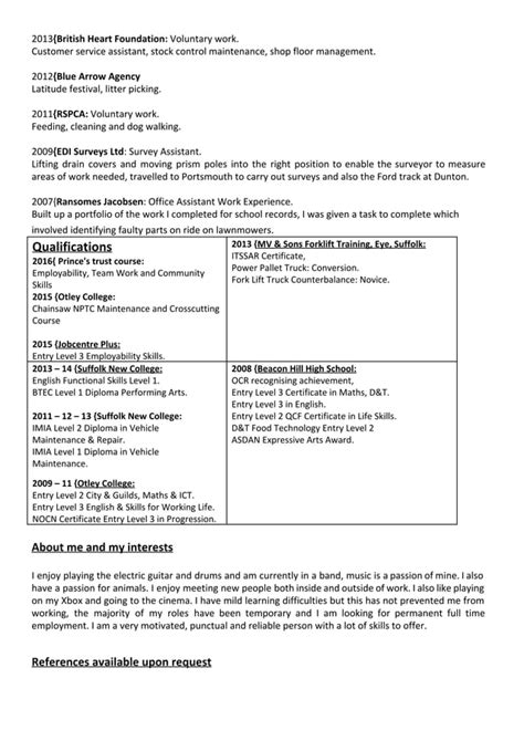 Joel Burnell Cv February 2016 Updated 1 Pdf