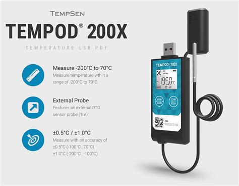 Tempod X Ultra Low Temperature Data Logger Loggershop