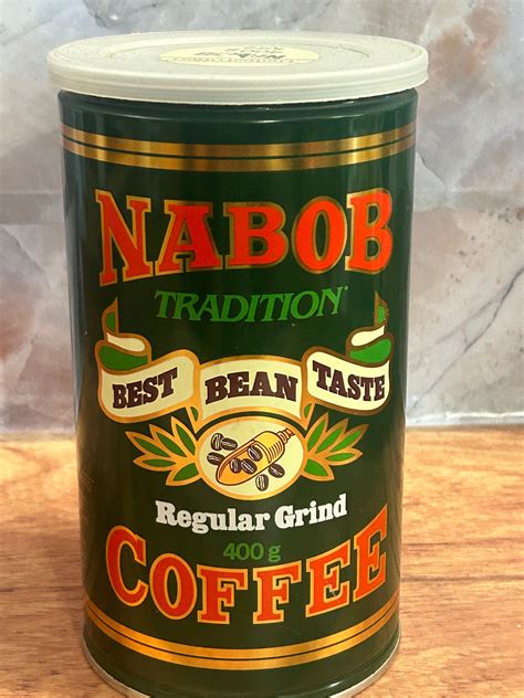 Vintage Nabob Coffee Tin Etsy