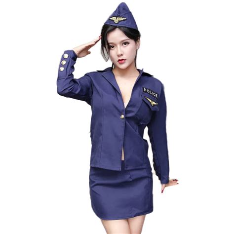 Sexy Police Costumes Fantasy Cosplay Women Copper Uniform Temptation
