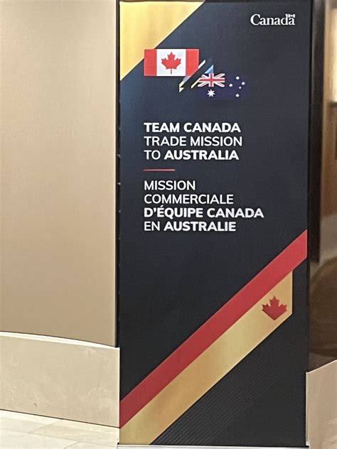 A Great Honor To Be Part Of Team Canada We Are On A Trade Mission To
