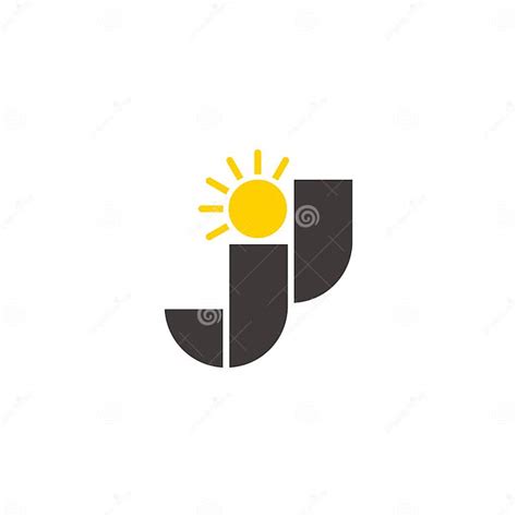 抽象字母jj Shine Sun设计符号符号矢量图 向量例证 插画 包括有 艺术 商业 背包 徽标 191464950