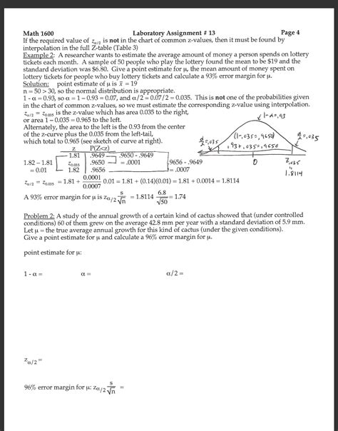Solved Math 1600 Laboratory Assignment 13 Page 4 If The