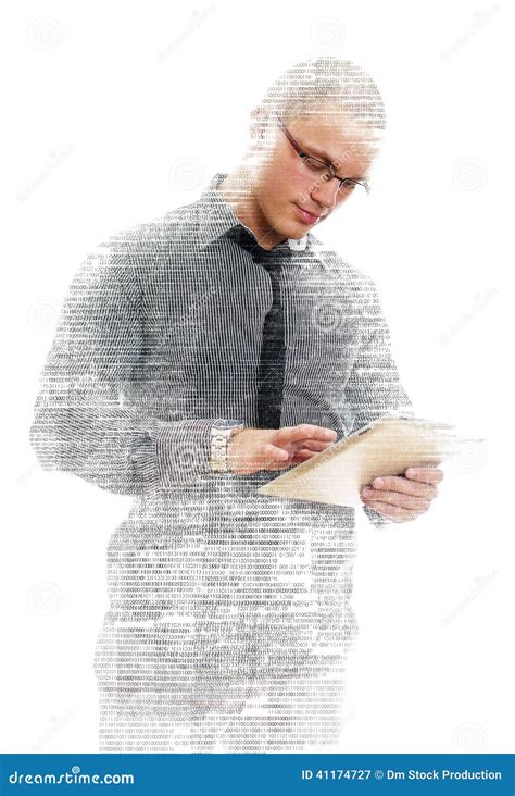 Male Programmer With Tablet Pc Stock Image Image Of Firewall Digital