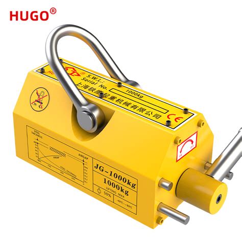 Lifting 1000kg 600 Kg Crane Manual Permanent Magnetic Metal Lifter With