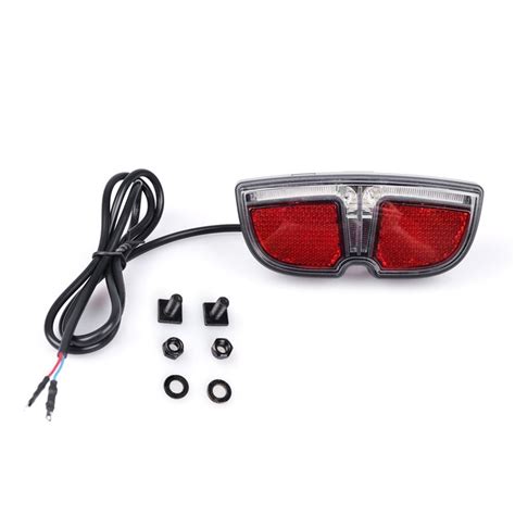 6v Led Ebike Tail Light For Bafang Mid Drive Crank Motor Kit Electric