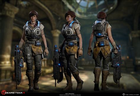 Gears Of War 4 Character Art By Heber Alvarado 147 Escape The Level