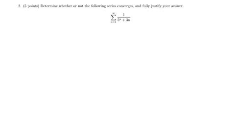 solved 2 5 points determine whether or not the following