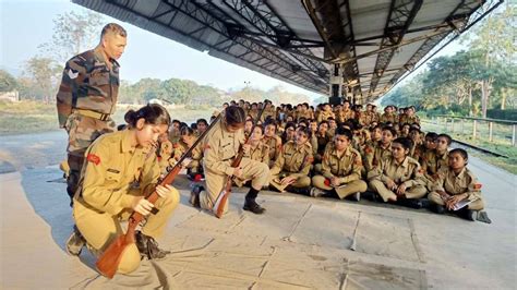 Assam Combined Annual Training Camp For Ncc Girls Cadets Underway In