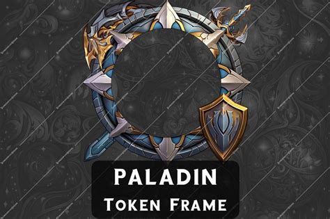 Paladin Token Frame For Roll20 Token Border Dnd Tabletop Pathfinder