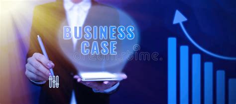 Sign Displaying Business Case Concept Meaning Proposition Undertaking