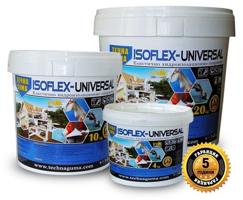 Течна гума Isoflex Universal Хидроизолация с течна гума Isoflex