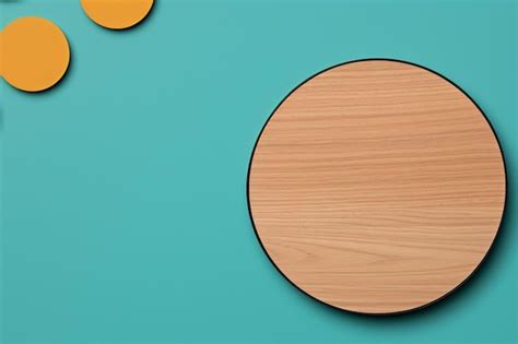 Circular Background And Copy Space Premium Ai Generated Image