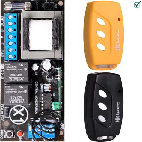 Kit Placa Central Comando Motor Portão Universal Controles Mercado Livre