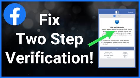 How To Fix Facebook 2 Step Authentication Problem Youtube