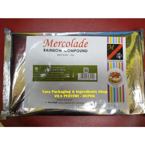 Jual MERCOLADE GREEN TEA RAINBOW COMPOUND KG Shopee Indonesia