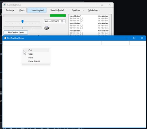 Comctlsdemo Richtextbox Demo · Issue 1659 · Twinbasictwinbasic · Github