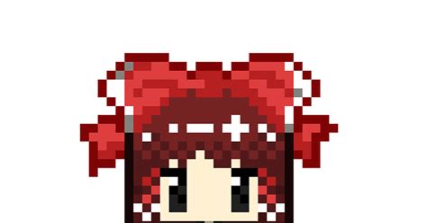 博麗霊夢 ドット絵の霊夢さん Liliiariesのイラスト Pixiv