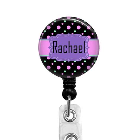 Personalized Badge Reel Retractable Badge Holder Nurse Badges Etsy
