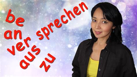 Однокоренные к глаголу Sprechen Youtube