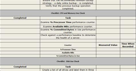 TeamXchange Exchange Server Health Checklist