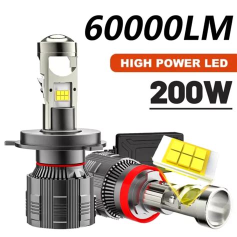 H4 H7 H11 9005 9006 Led Projector Lens Highlow Beam Led Headlight