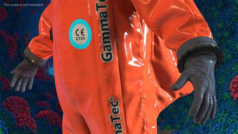 Heavy Duty Chemical Protective Suit Neutral Pose Red 3d Model 139 Obj Lxo Ma Max Fbx
