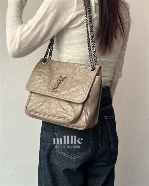 생로랑 니키백 미듐 Millie
