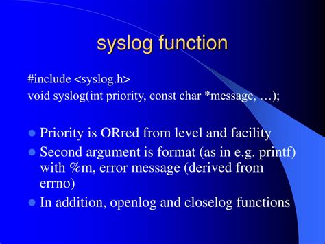 Ppt Unix Network Programming Chapter 13 Daemon Processes And The