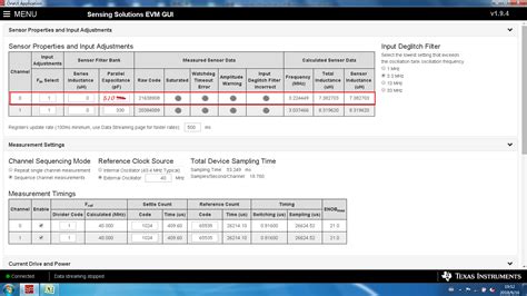 LDC EVM Can Not Get A More Stable Inductance Value Sensors Forum Sensors TI E E