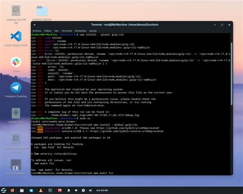 Nodejs Problema Con La Instalacion De Gulp De Forma Global En Linux Stack Overflow En Español