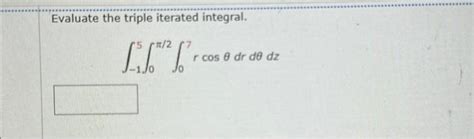 Solved Sketch The Solid Whose Volume Is Given By The Chegg