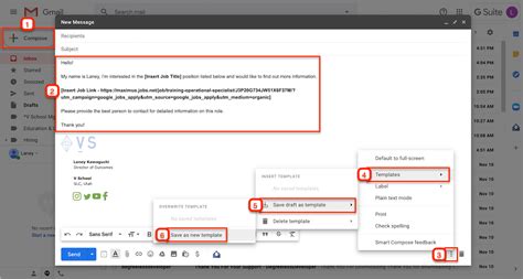 How To Save Template In Gmail