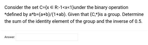 Solved Consider The Set C X R 1