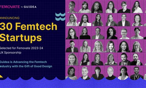 Femovate Announces 30 New Femtech Start Ups For Its 2024 Ux Design