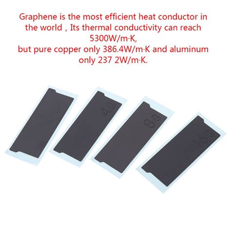 New Pure Copper Graphene Laptop Memory Heatsink Cooling Vest RAM