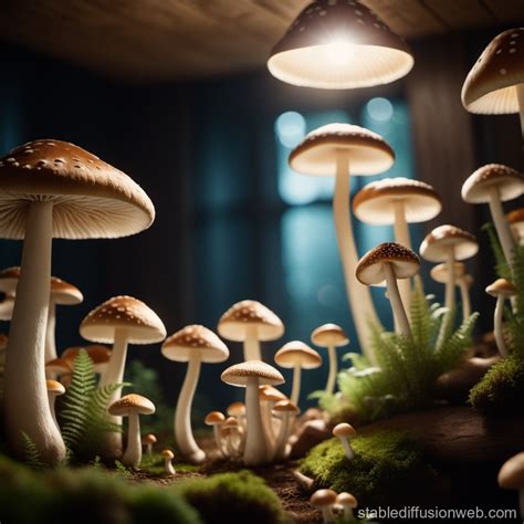 Mushroom Themed Room Stable Diffusion 在线