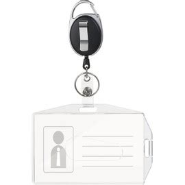 Porte badge avec Yoyo et Cordon Résistant a deux Façons de Porter pour