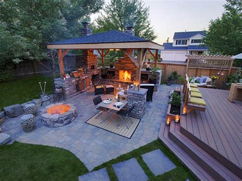 Зона отдыха на даче планировка дизайн Idealpatio